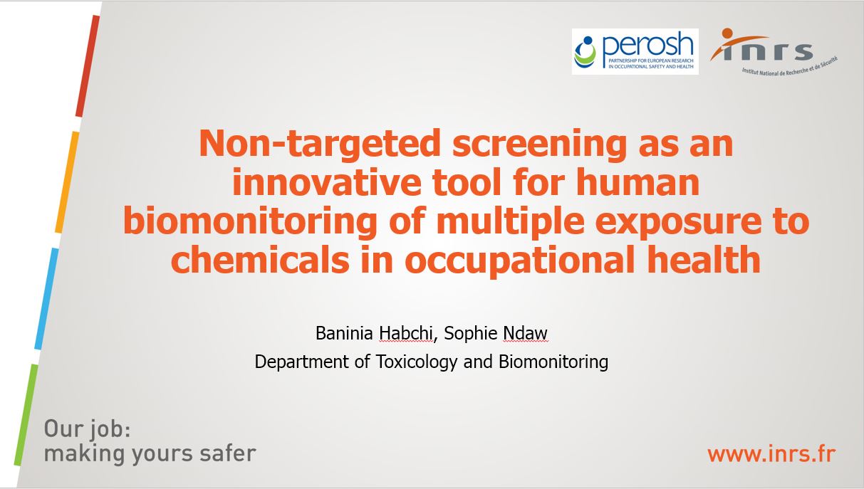 Non-targeted screening as an innovative tool for human biomonitoring of ...